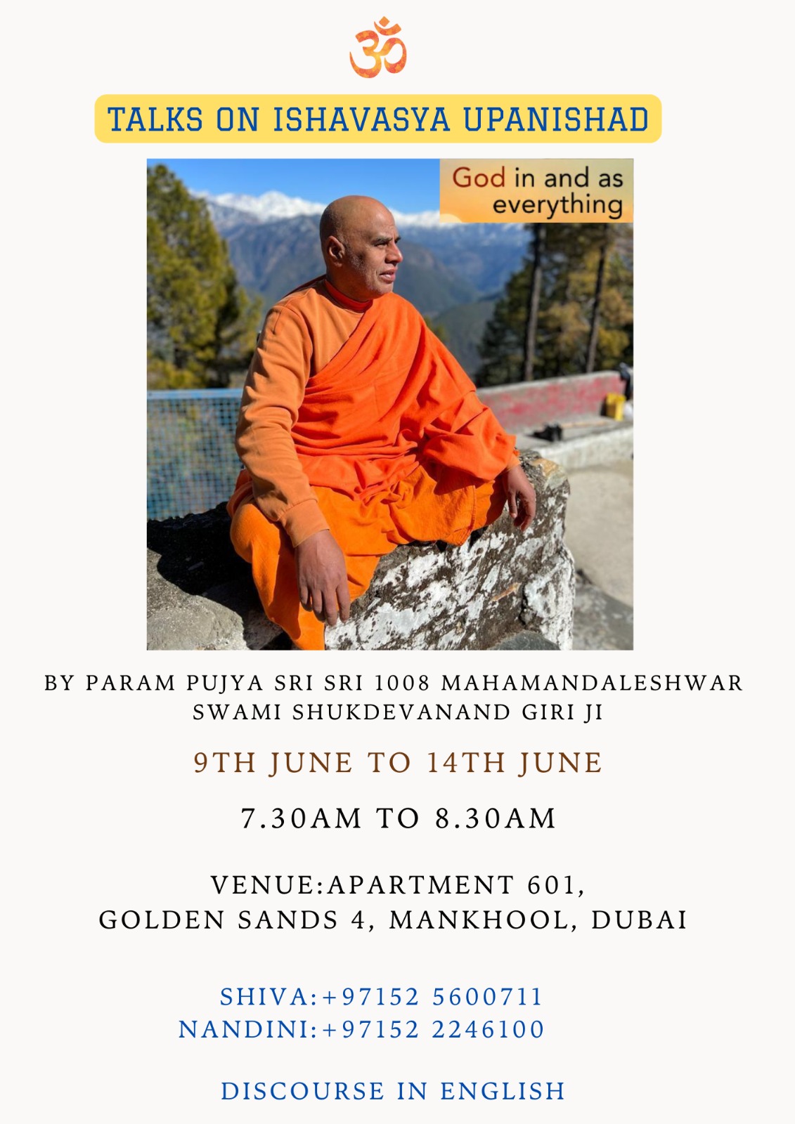 Sanyas Ashram activities for devotees