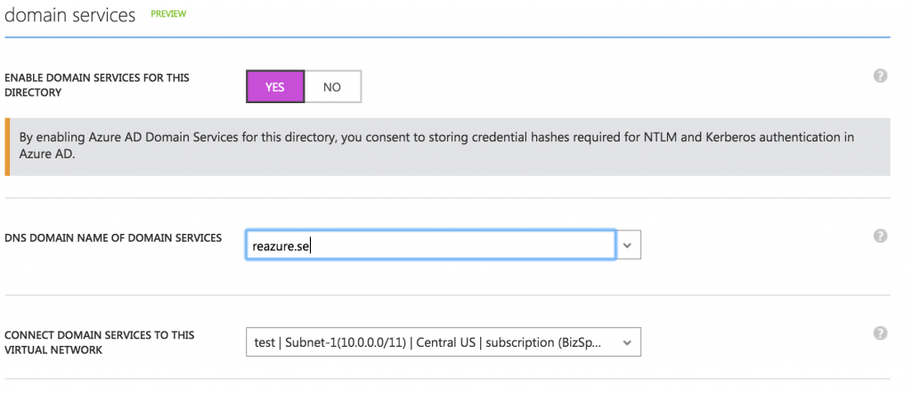 Get started with Azure AD Domain Services | Redeploy | Redeploy