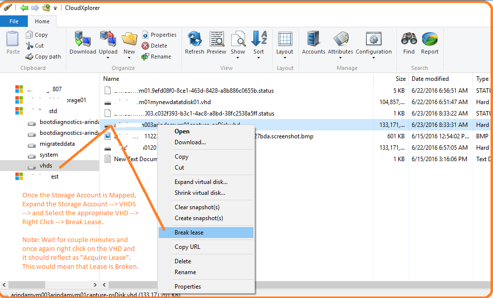Break lease on Azure Blob Storage | Redeploy