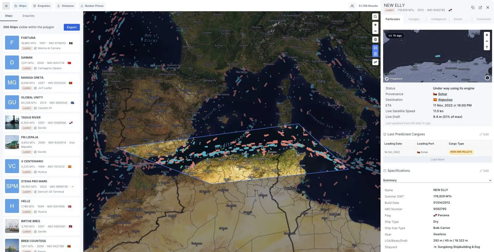Maps & Live Vessel tracking - Shipfix