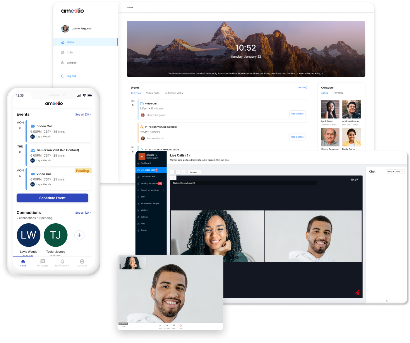 Video calls » Family Communications | Products | Ameelio