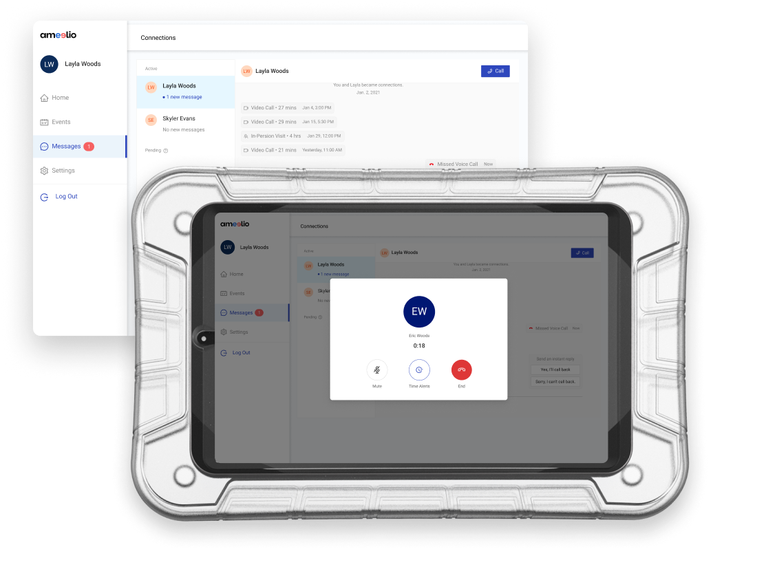 Voice calls » Family Communications | Products | Ameelio