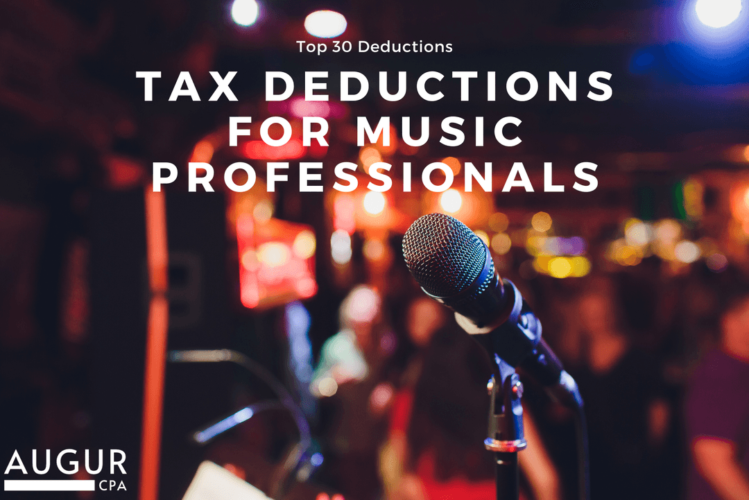 30 Music Tax Deductions for Music Industry Professionals