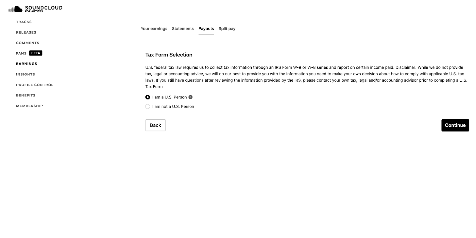 The SoundCloud Tax Form: A Monetization Walkthrough