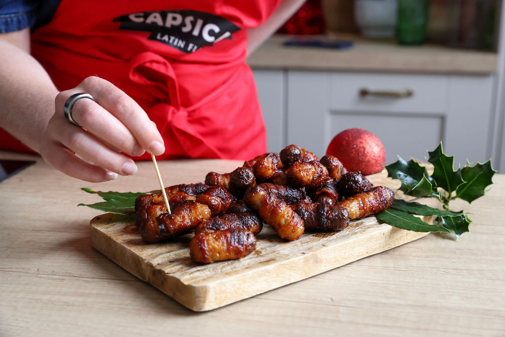 Mexican Chilli & Honey Pigs in Blankets | A Capsicana Recipe