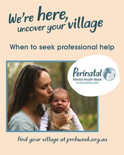 Perinatal Mental Health Week | 12-18 November 2023