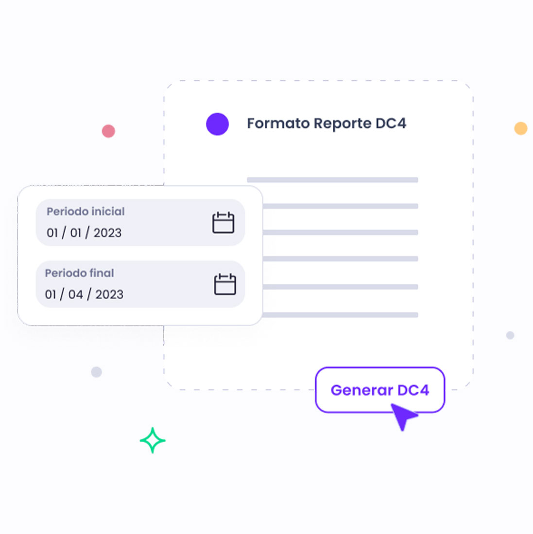 Automatiza tu reporte DC4 con lapzo