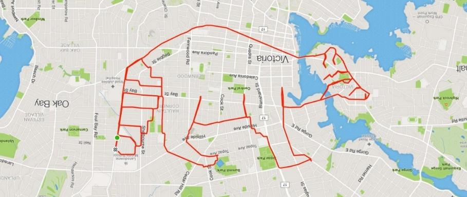 Le GPS Drawing, un art pas comme les autres