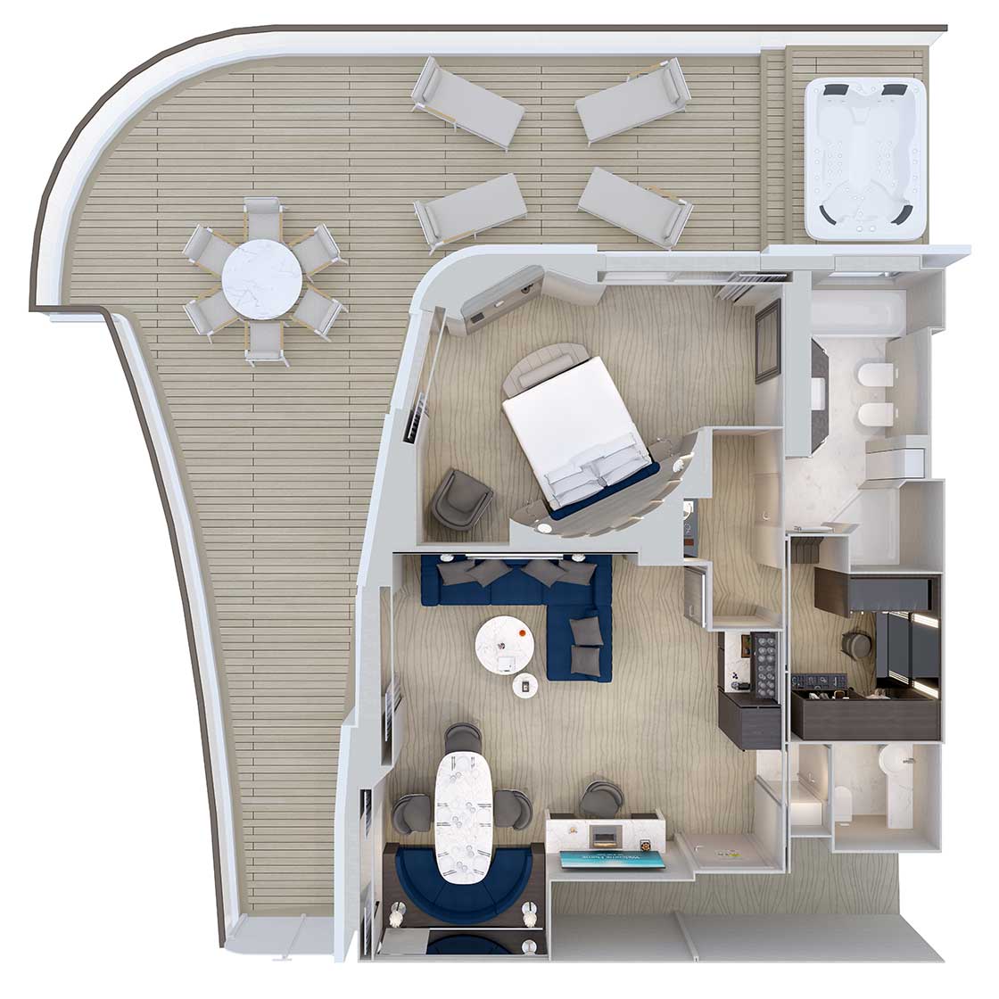 Cocoon Residence | EXPLORA I | Luxury Cruise Club