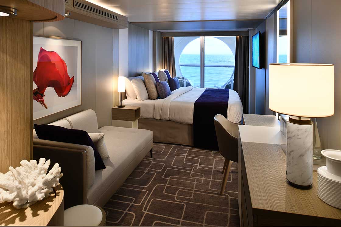 Deluxe Porthole View with Veranda | Celebrity Apex | Luxury Cruise Club
