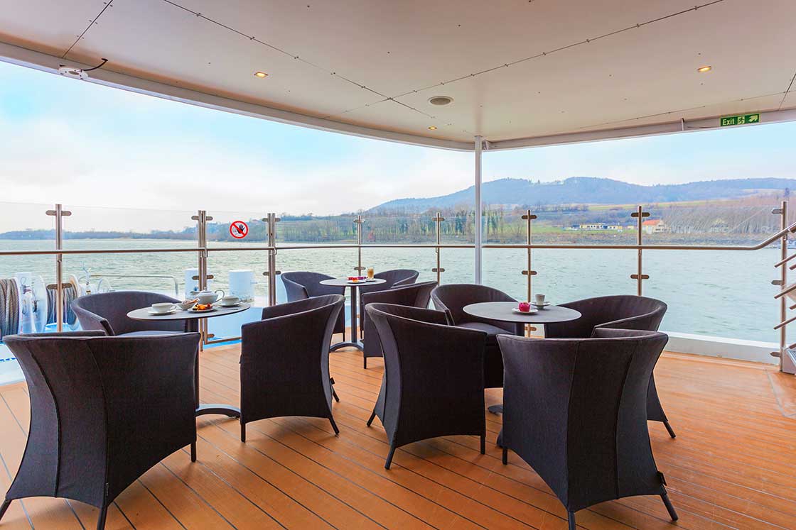The Sun Deck | Scenic Ruby | Luxury Cruise Club