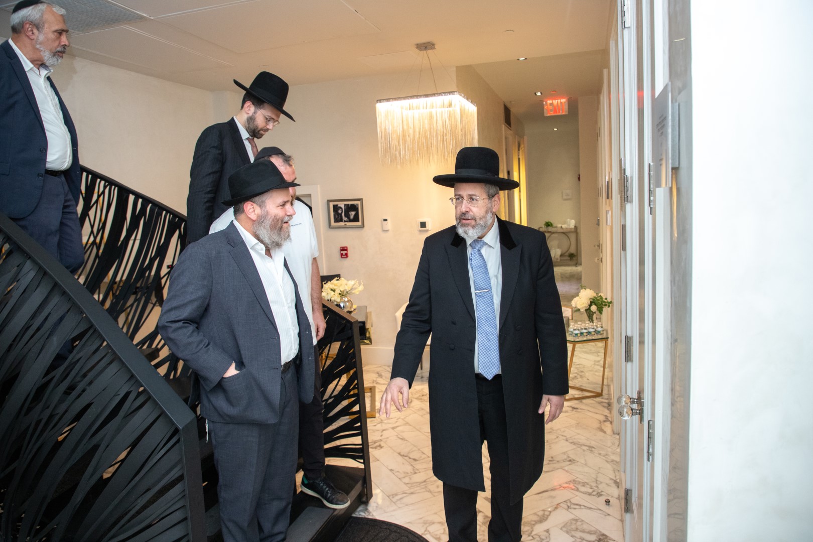 The Chief Rabbi on a Halachic Tour of a Mikva - Lemaan Yilmedu - Machon ...