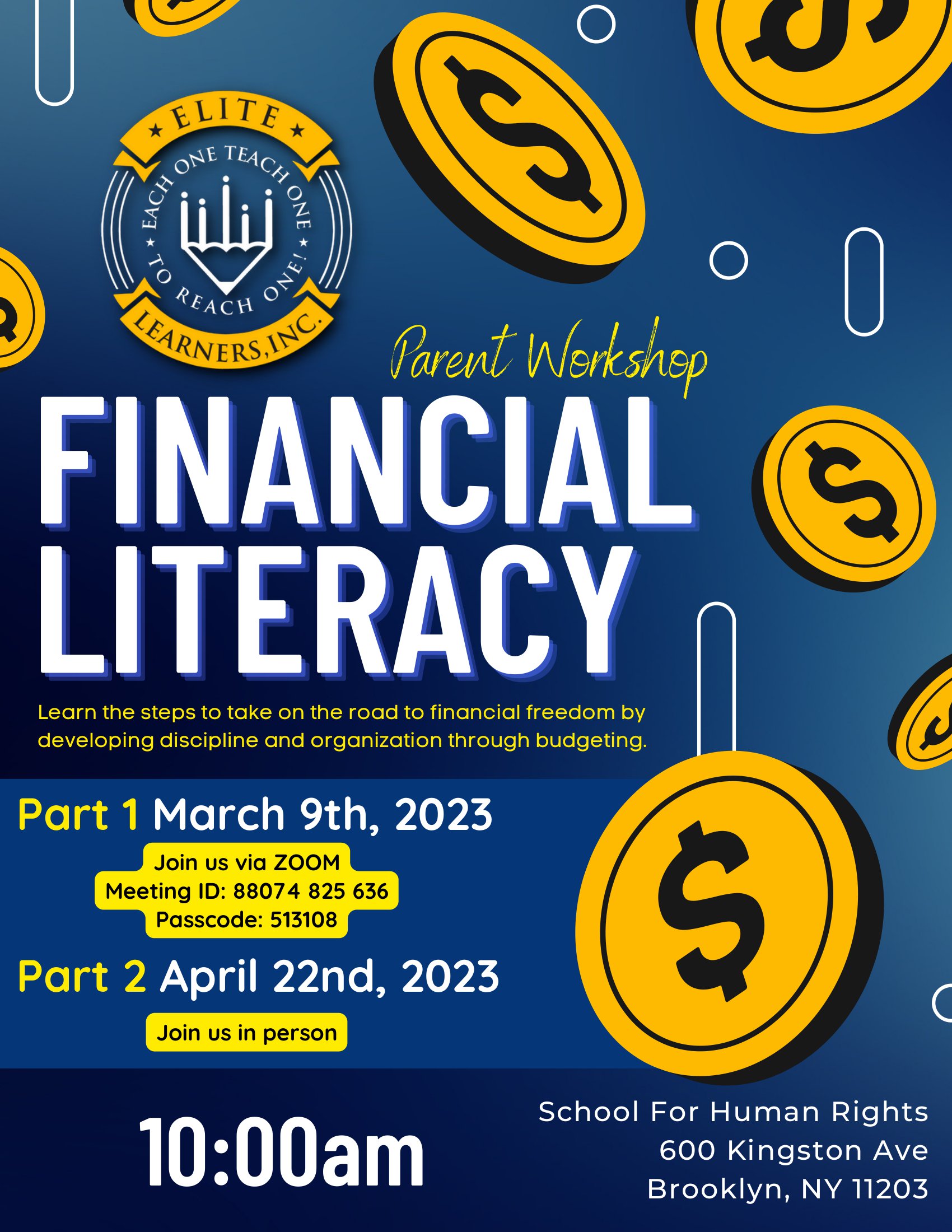 Financial Literacy Part 1 - Education, Athletic(s), and Mentorship