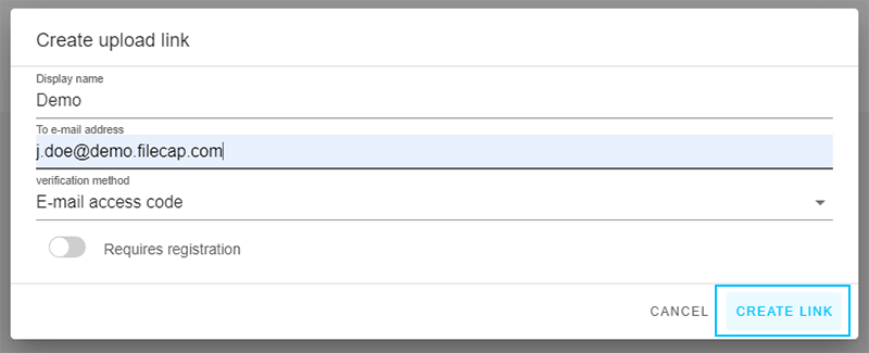Werken met externen via FileCap gastgebruikers