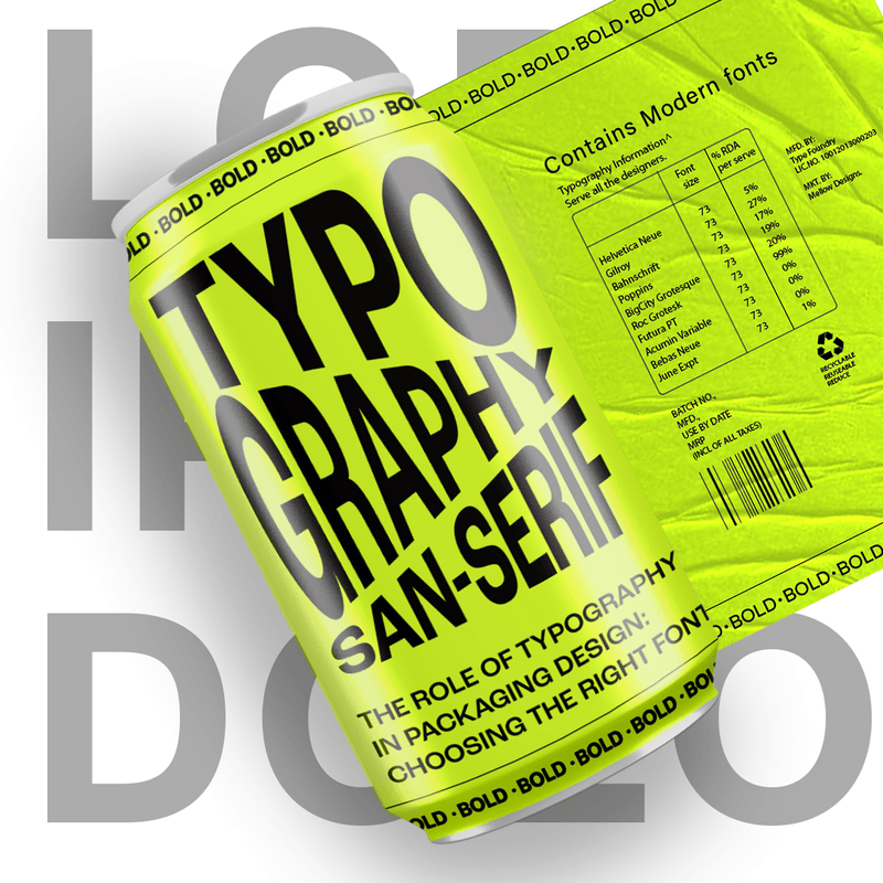 The Role Of Typography in Packaging Design: Choosing the Right Fonts ...