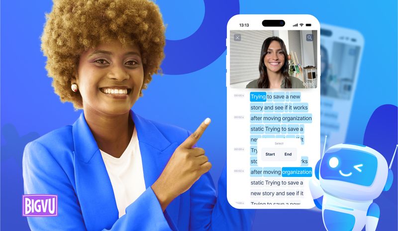 Best Teleprompter Tool, Caption Maker & Video Editor | BIGVU Website