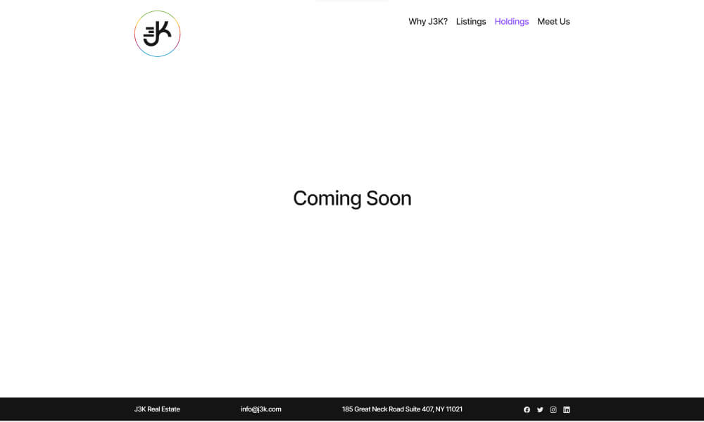 Holdings - J3K