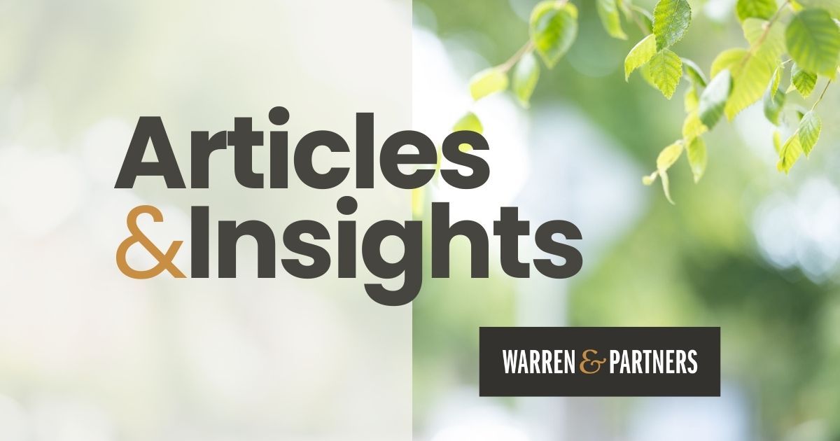 Articles & Insights - Warren & Partners