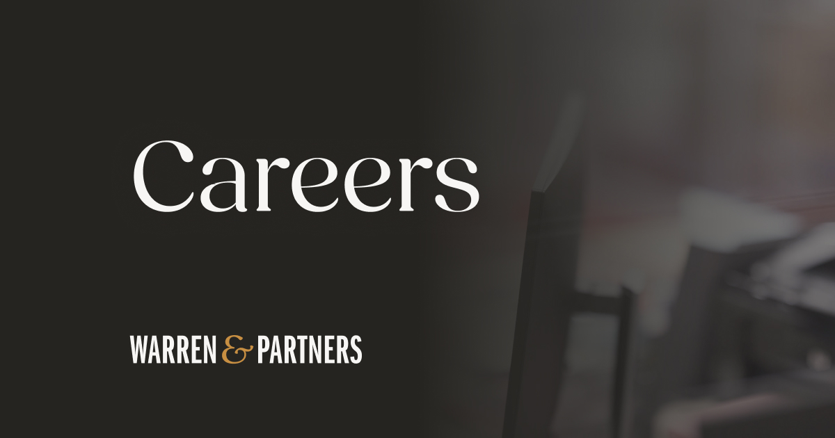 Careers - Warren & Partners