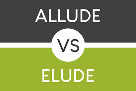 Grammar 101: Elude vs. allude | SpeakoClub