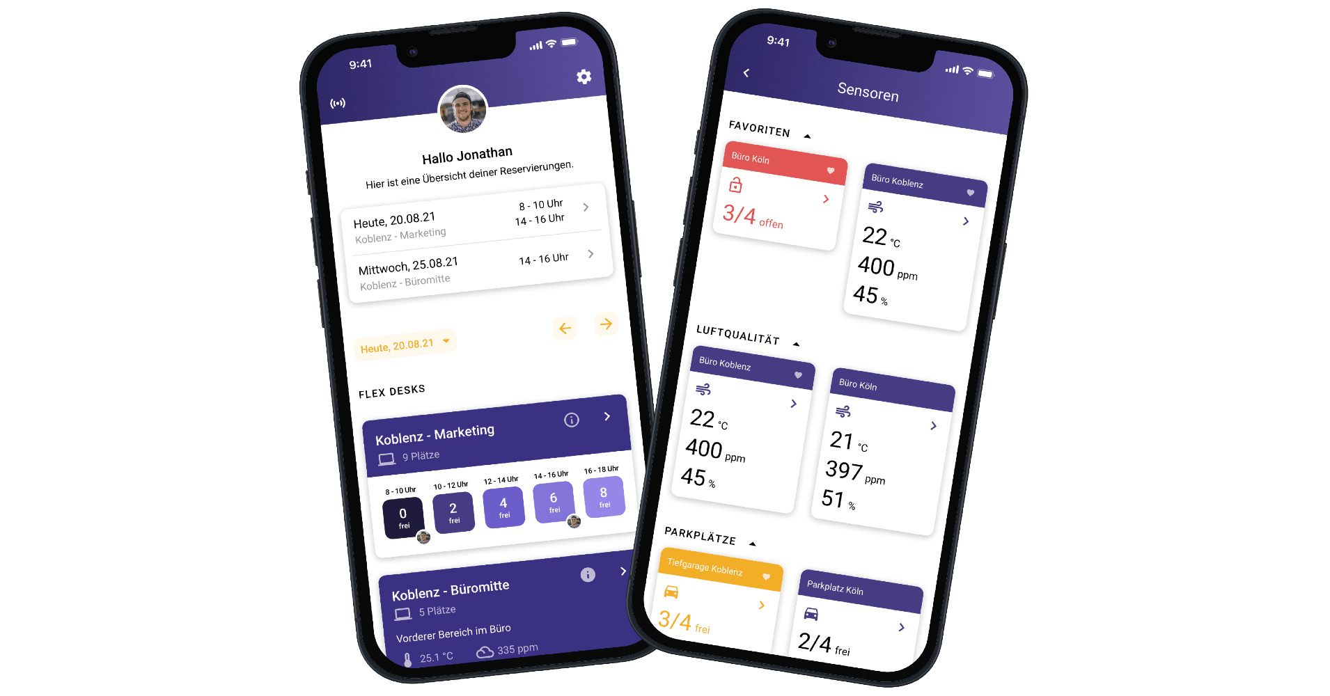 Desk Sharing und Arbeitsplatzbuchungssoftware Software per App und Web ...