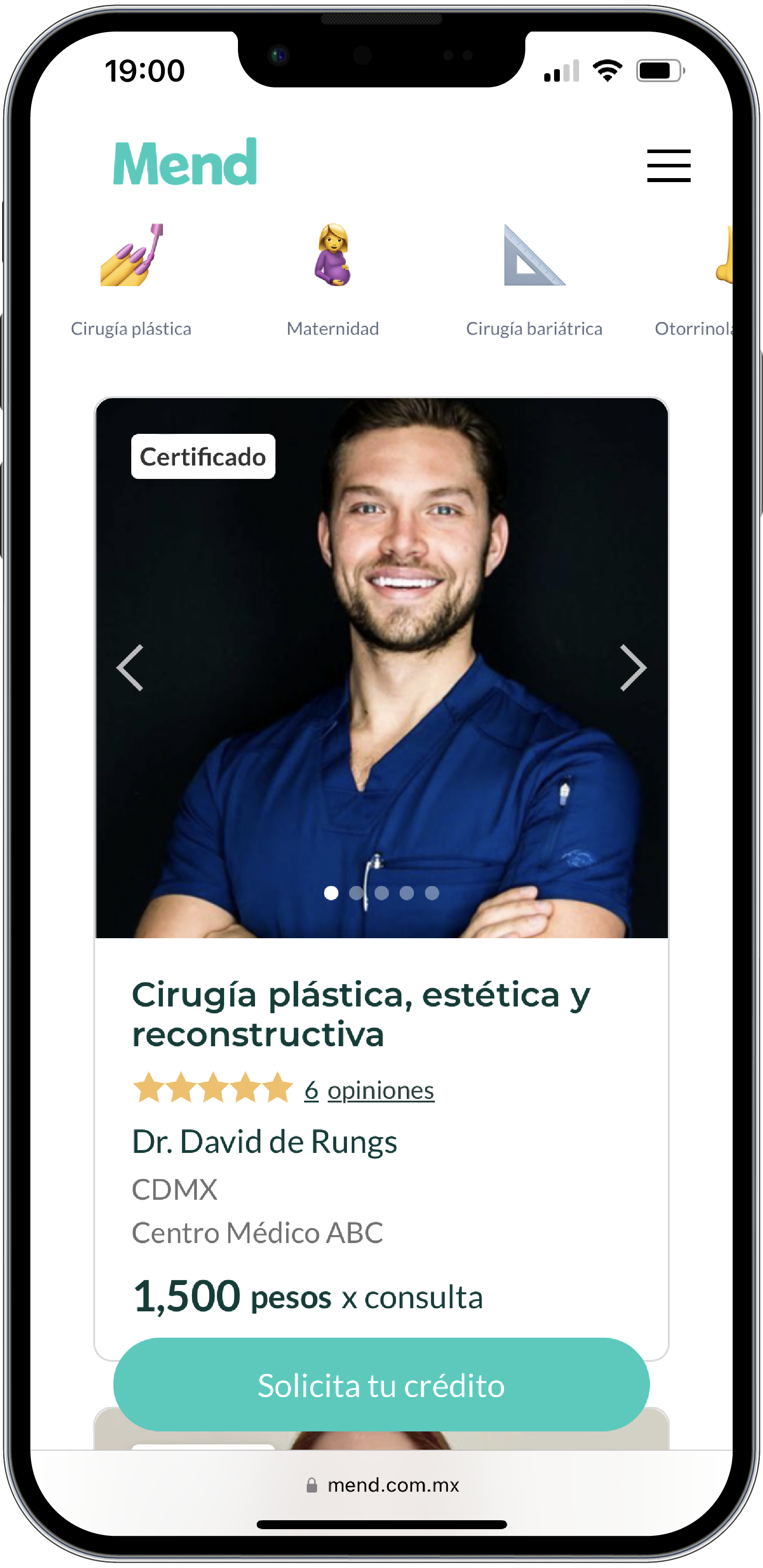 Mend | Paga tu cirugía a meses.