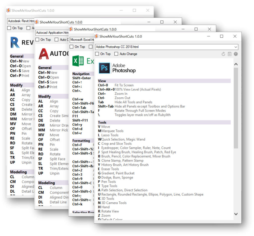 Wise Build Tool | Show Me Your Shortcuts | Desktop App