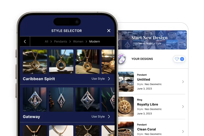 ARQ AI Jewelry Design App - Early Access
