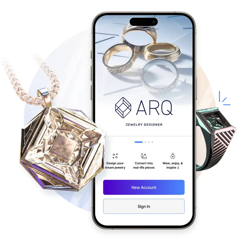 ARQ AI Jewelry Design App - Early Access
