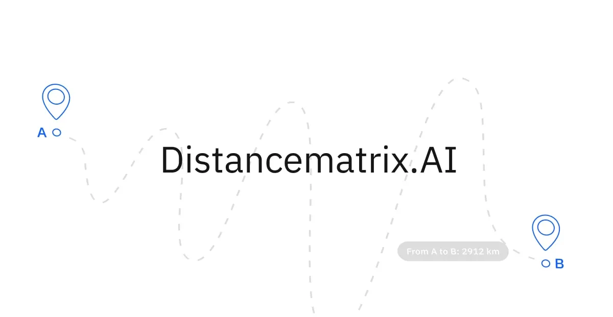 Distancematrix.ai | Compute the distance and travel time between points