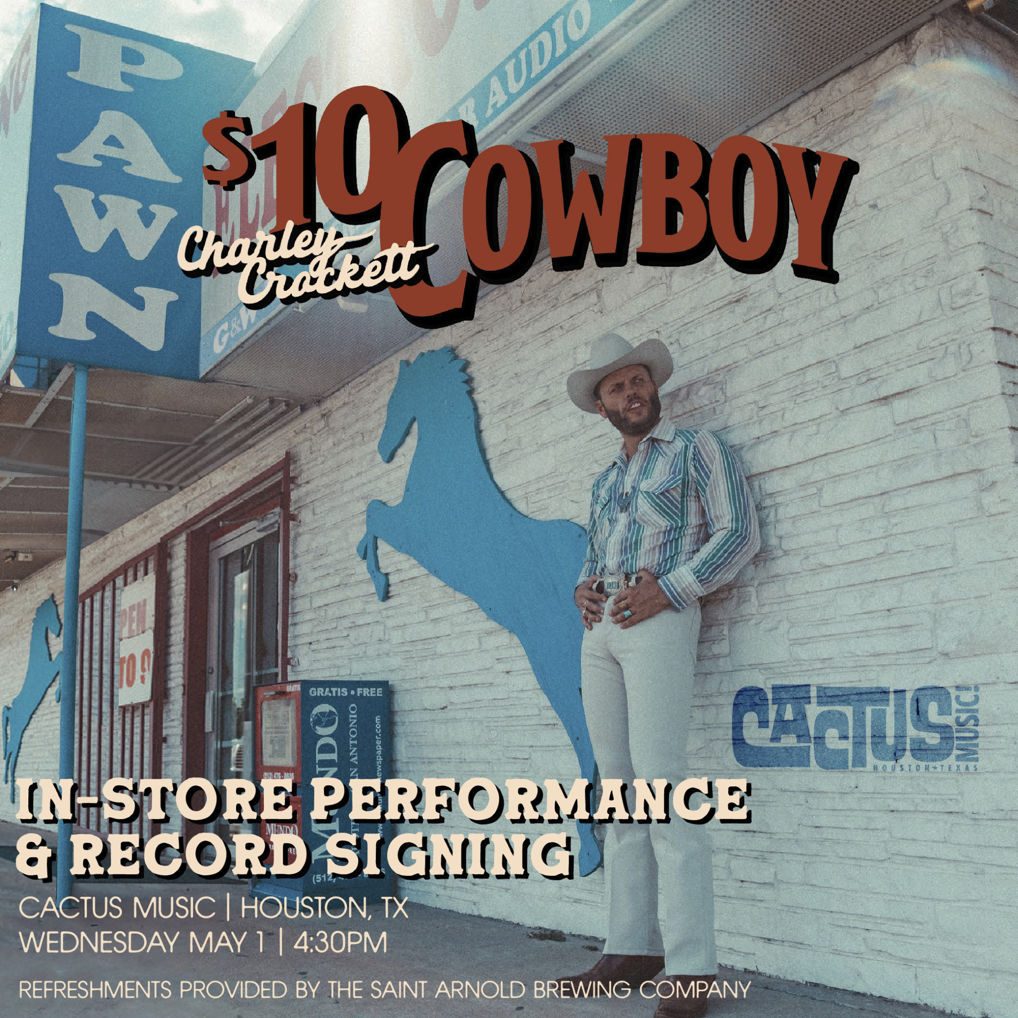 Events at Cactus Music | Houston's Historic Record Shop