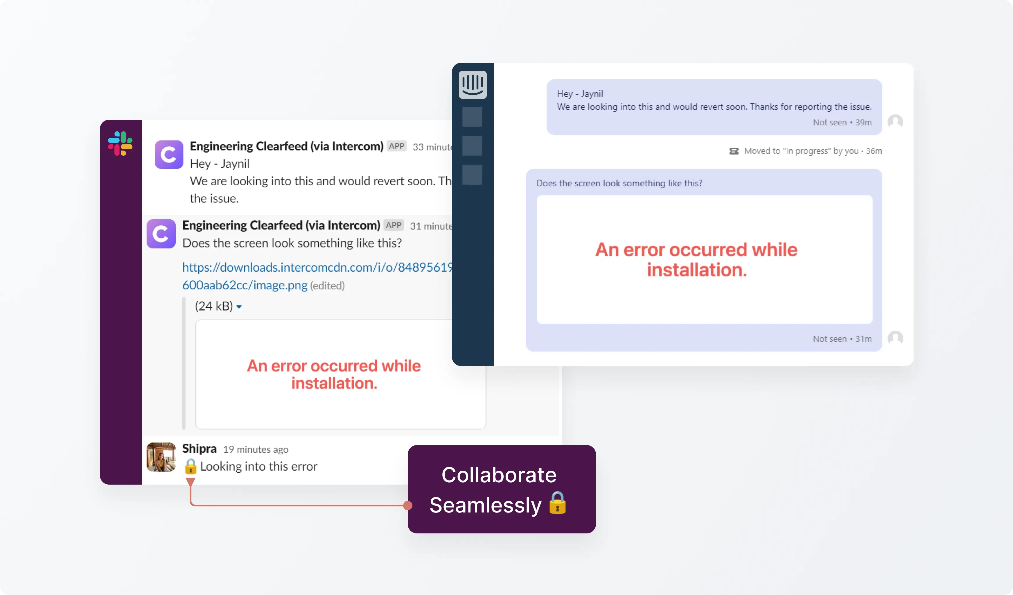 Streamline Communication and Support Workflows With ClearFeed's Slack-Intercom Integration