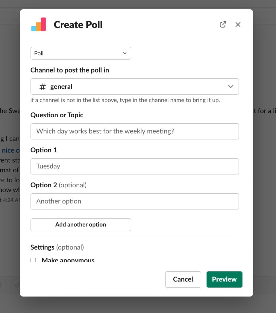 How to Create a Slack Poll: A Step-by-Step Guide
