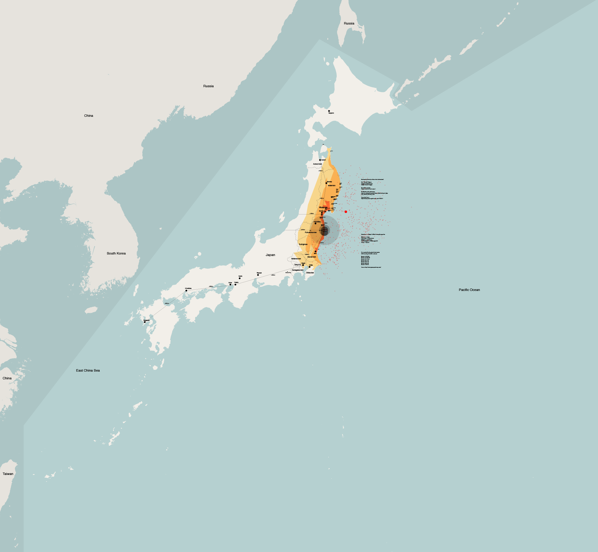 Map Kit for 2011 Tōhoku Earthquake and Tsunami - AQ - Digital product ...