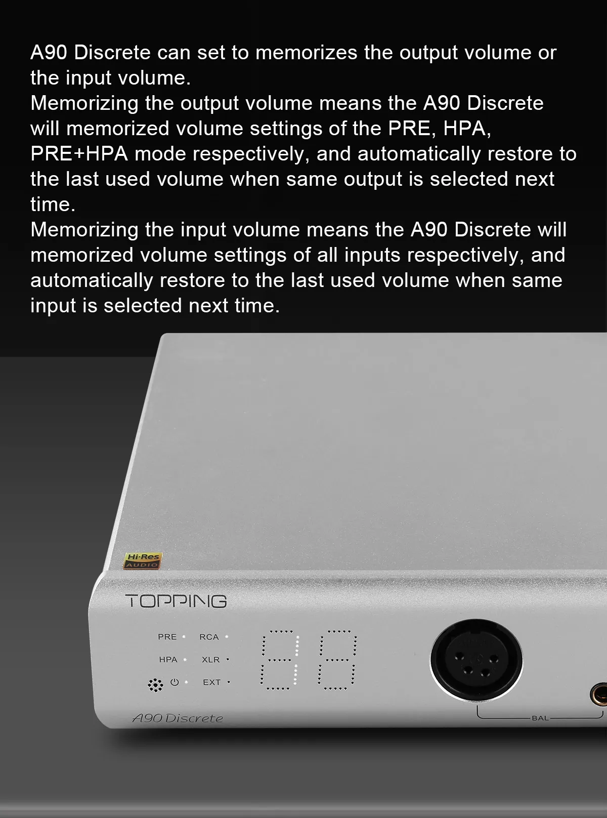 A90 Discrete - TOPPING
