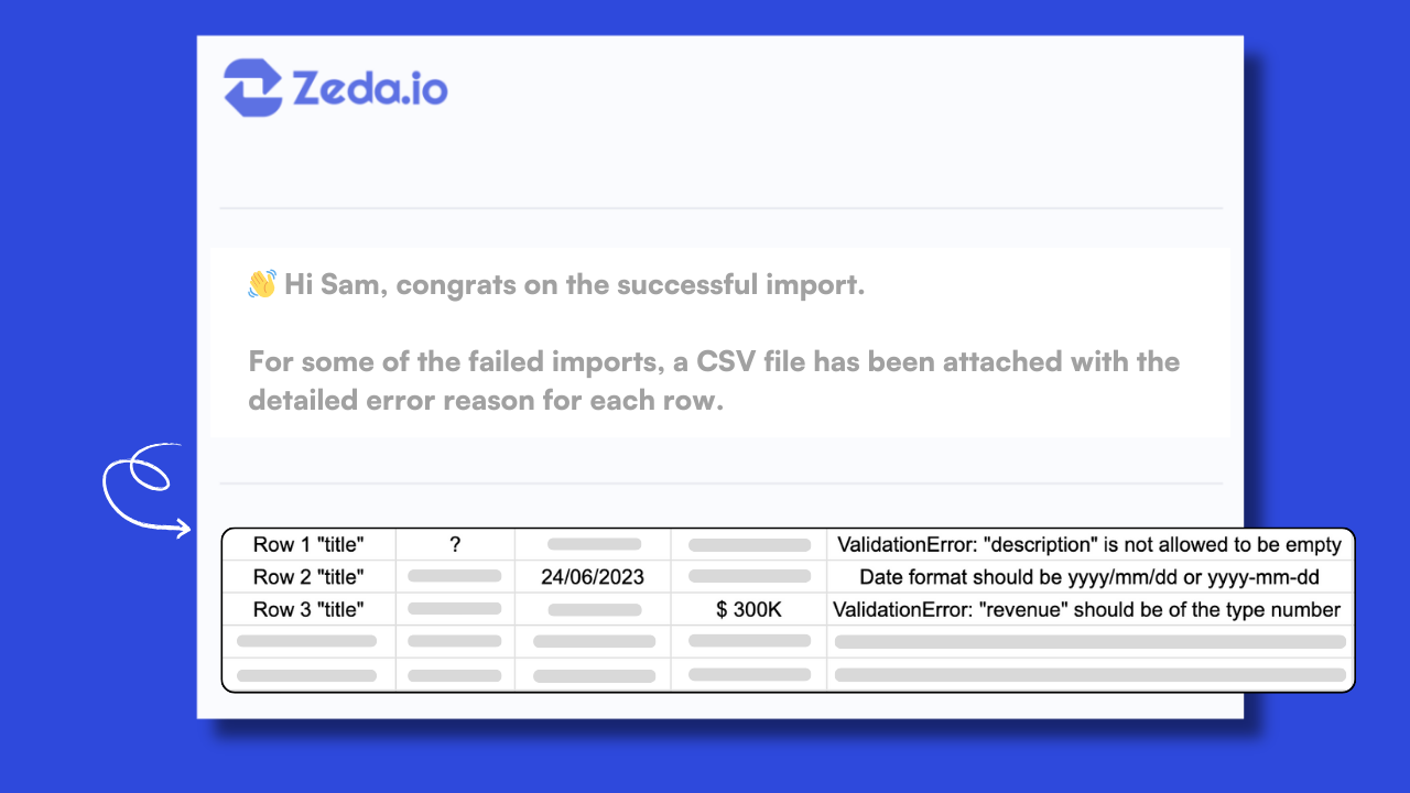 Data Migration Made Easy: Improved CSV Import by Zeda.io | Zeda.io
