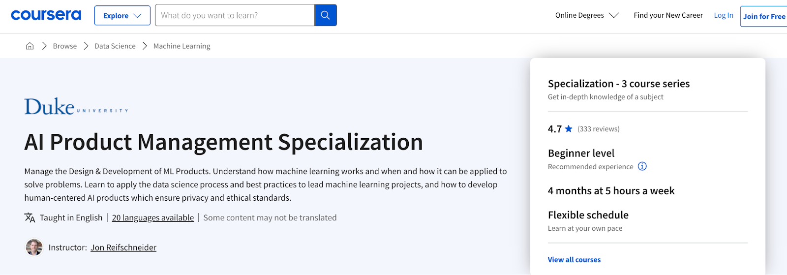 Top AI Product Management Courses for 2024 | Zeda.io