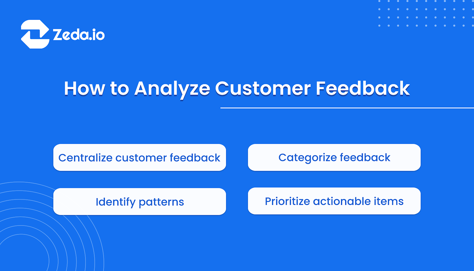 Customer Feedback Analysis: From Raw Data to Actionable Insights | Zeda.io