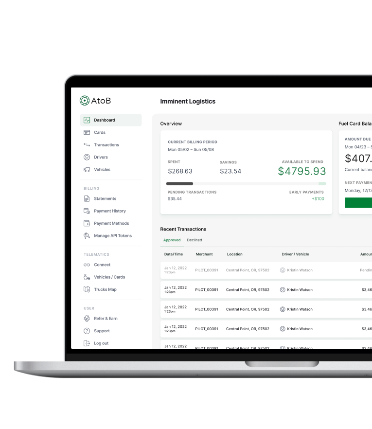 Driver & Trucking Payroll | AtoB