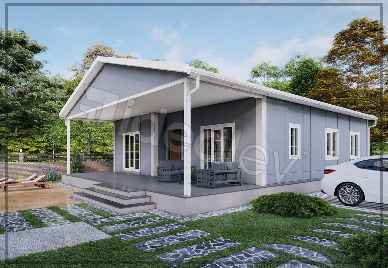 112 m2 İdeal Prefabrik Ev | prefabrikBiEv.com