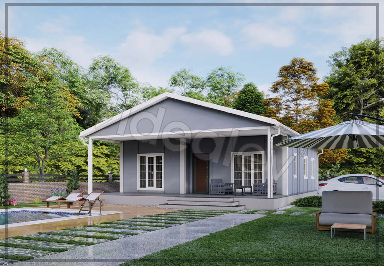 112 m2 İdeal Prefabrik Ev | prefabrikBiEv.com