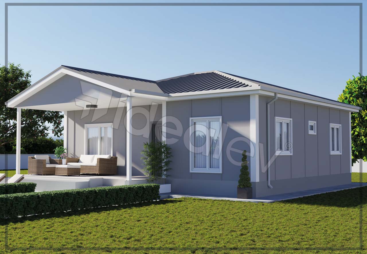 103 m2 İdeal Prefabrik Ev | prefabrikBiEv.com