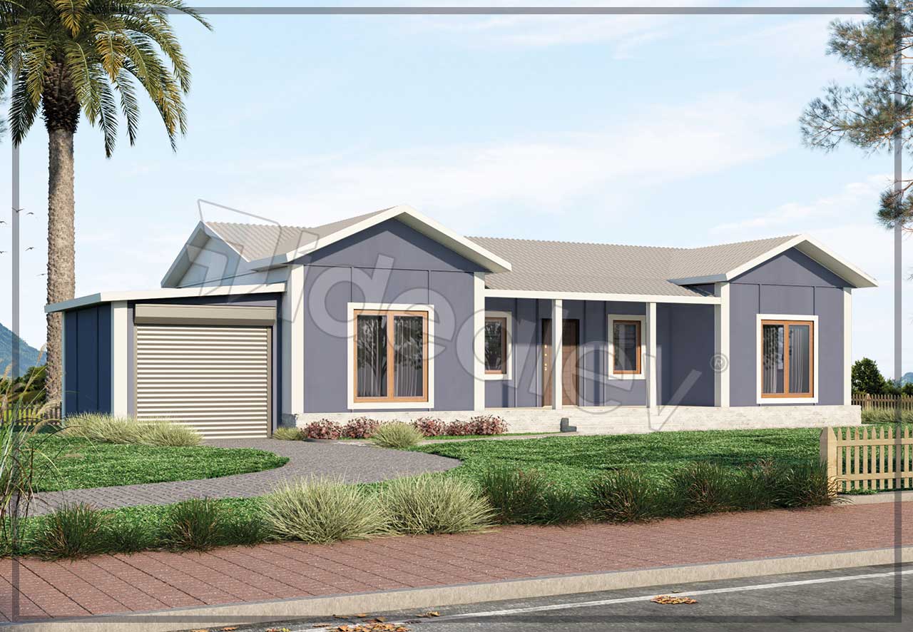 121 m2 İdeal Prefabrik Ev | prefabrikBiEv.com