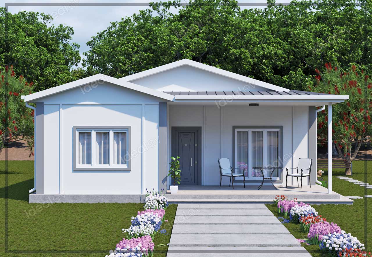 69 m2 İdeal Prefabrik Ev | prefabrikBiEv.com