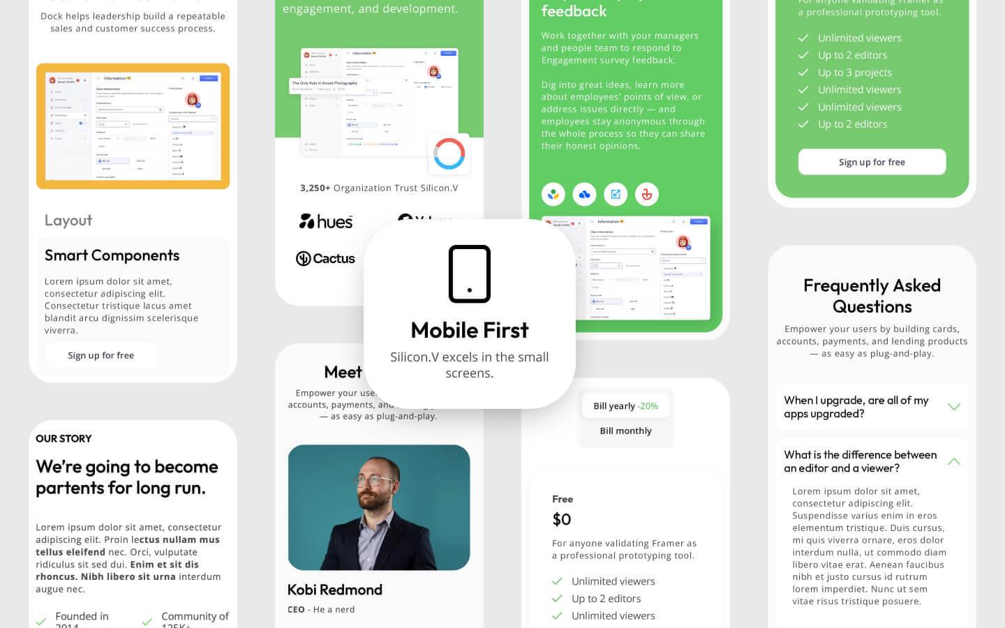 Silicon.V - App Webflow Template | Wedoflow