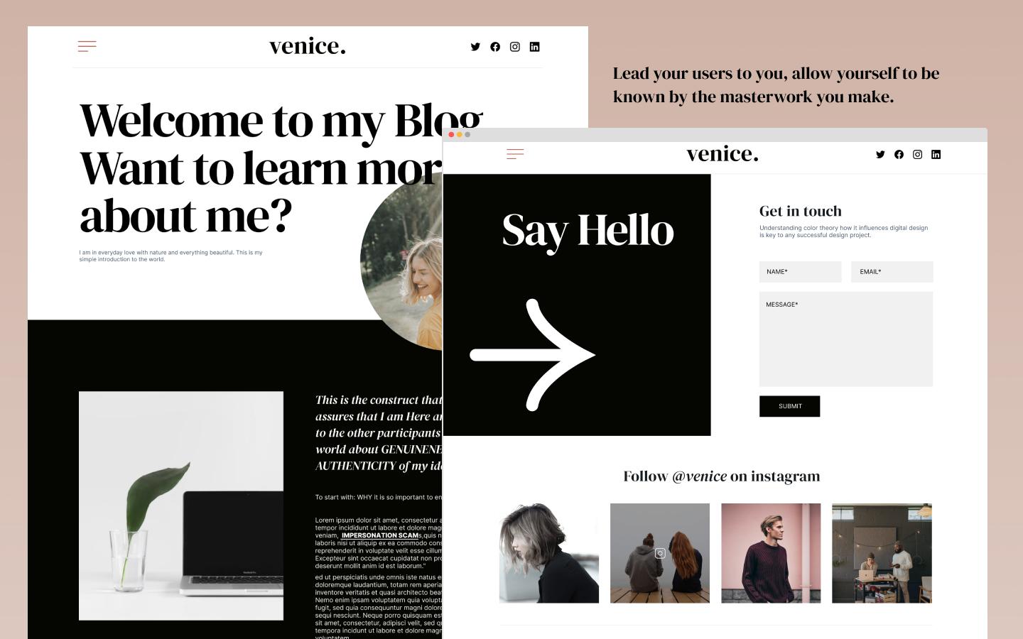 Venice - Blog Webflow Template | Wedoflow