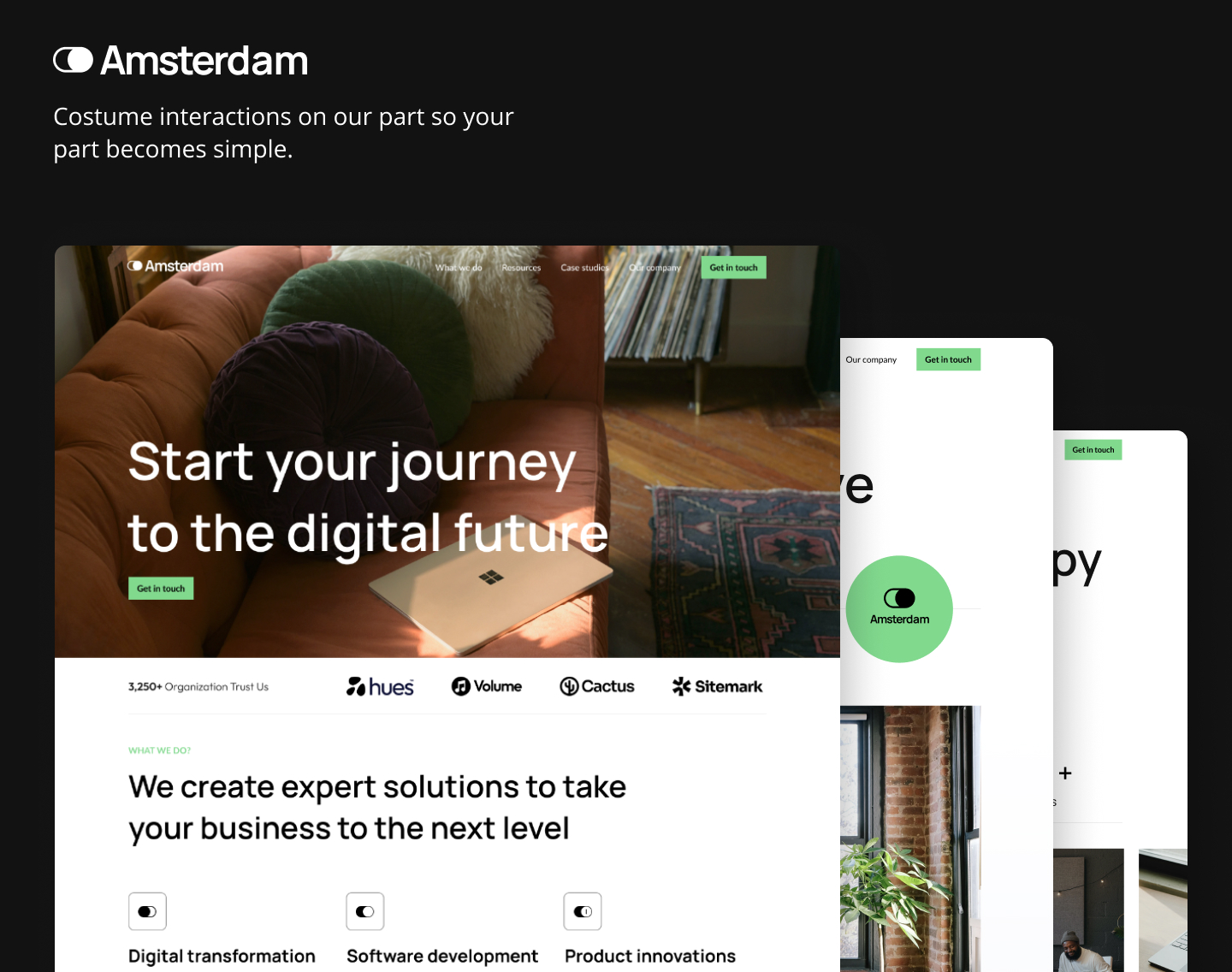 Amsterdam - Agency Webflow Template | Wedoflow