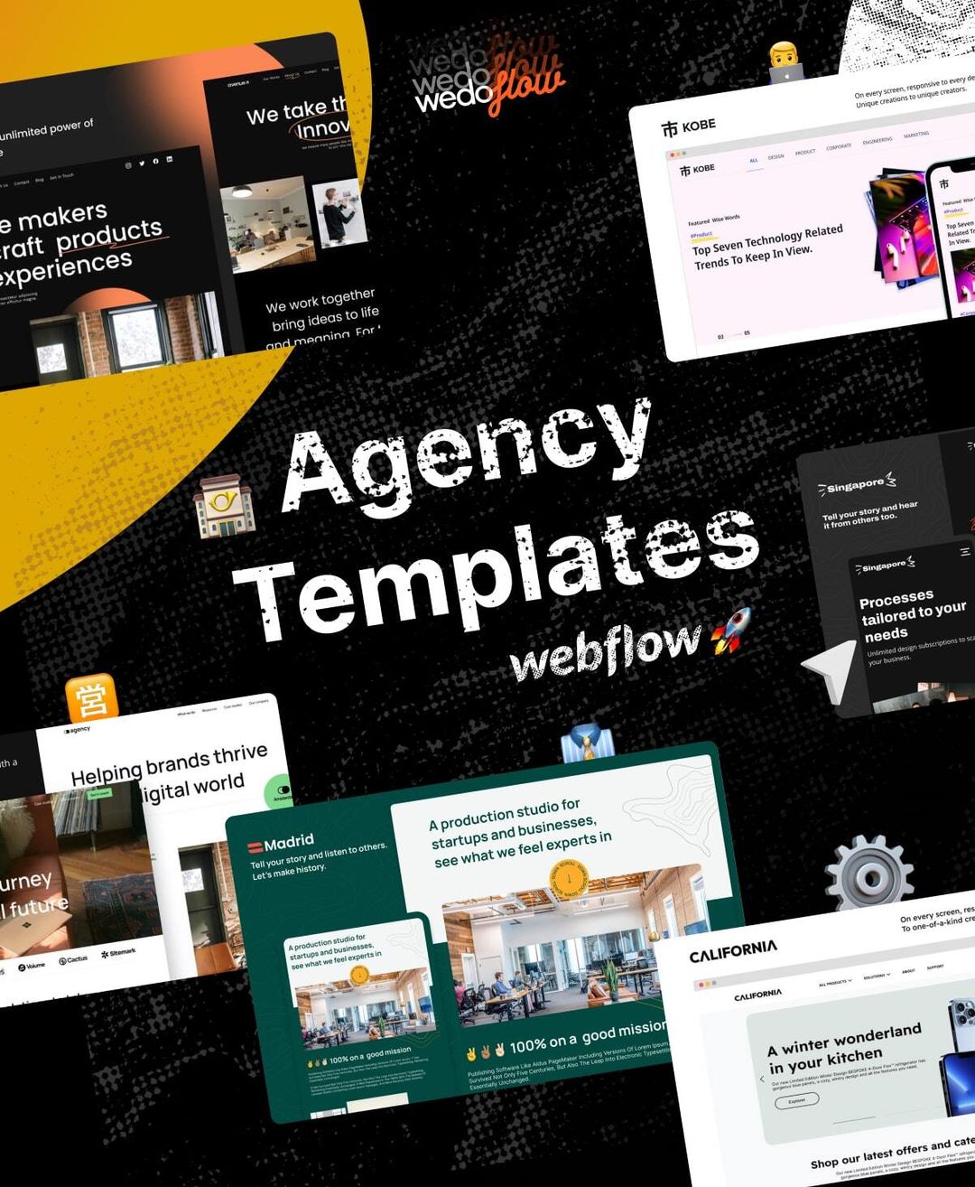 12 Awesome Agency Website Templates for 2024