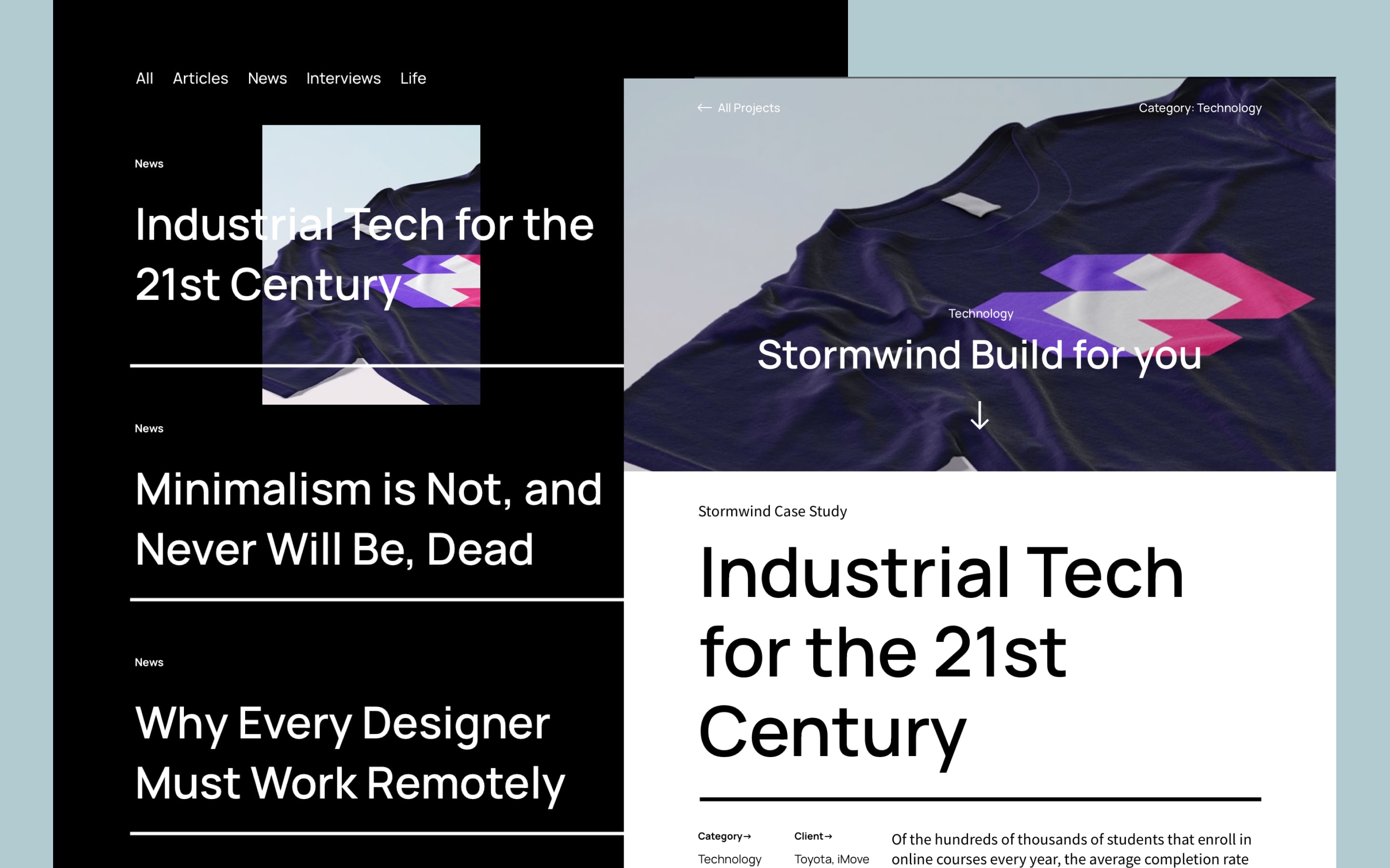 Ingenium E-commerce - Portfolio Webflow Template | Wedoflow
