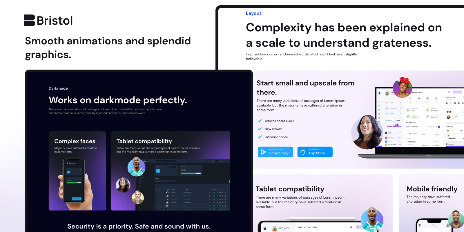 Bristol - App Webflow Template | Wedoflow